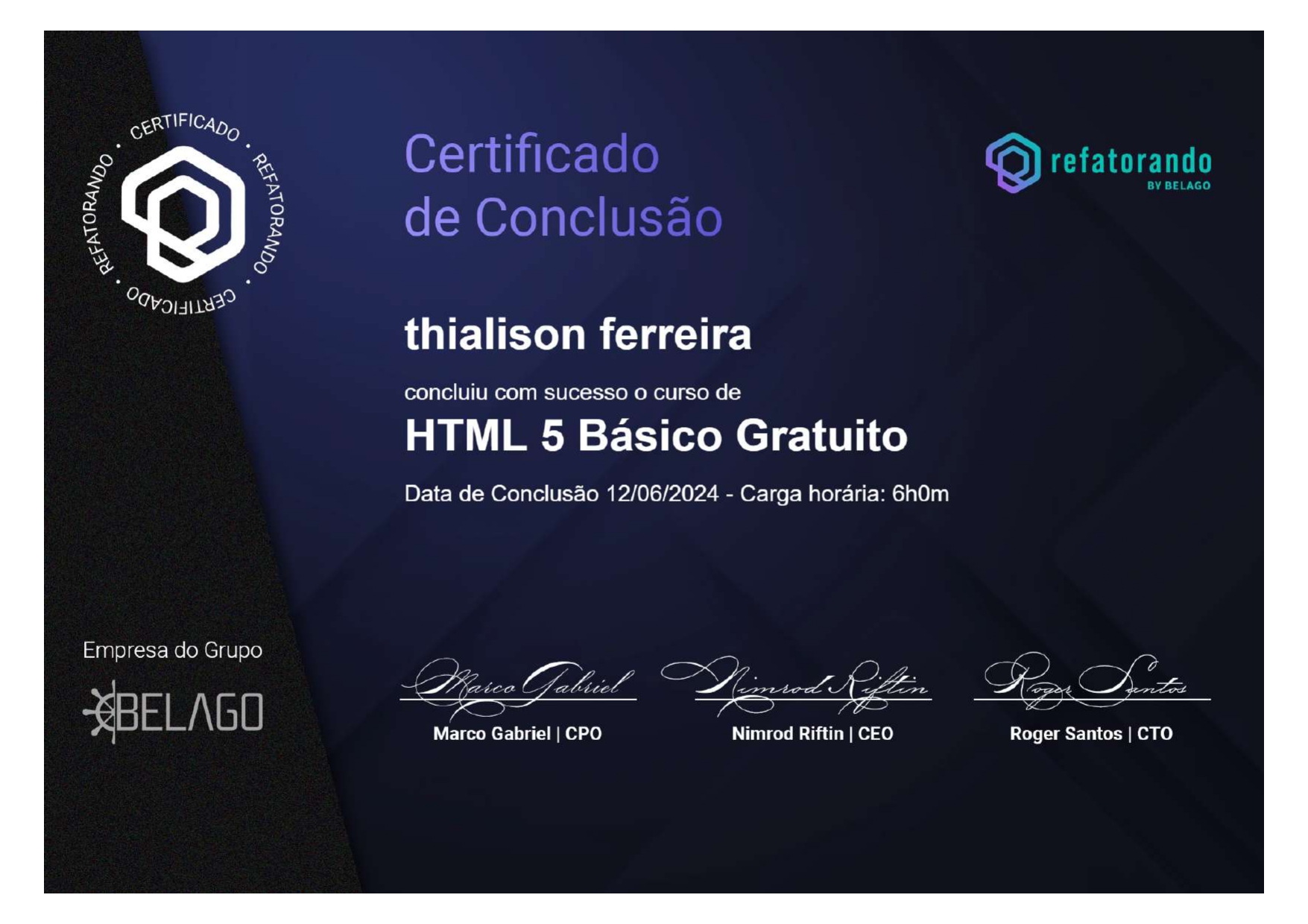 Thialison Sobral Ferreira - Portfólio